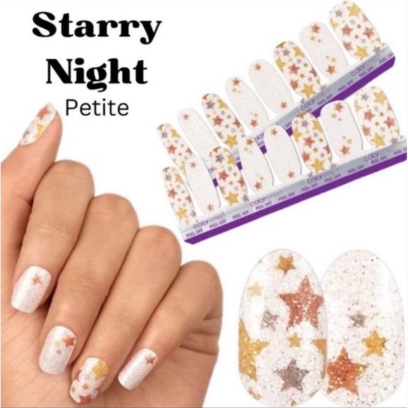 Color Street | Makeup | Color Street Starry Night Petite Nail Wraps ...